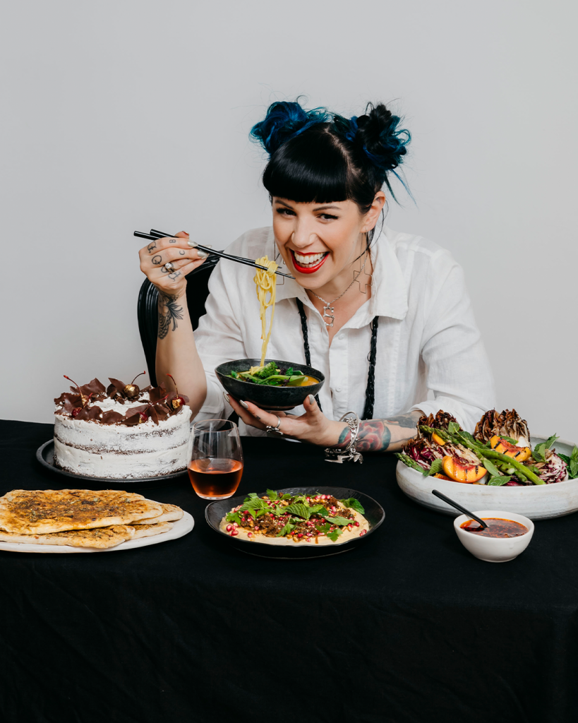 Radicchio, Peach and Asparagus Salad by Shannon Martinez – The Big Issue